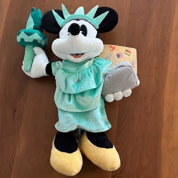 Disney | Toys | Disney Plush Minnie Statue Of Liberty | Poshmark